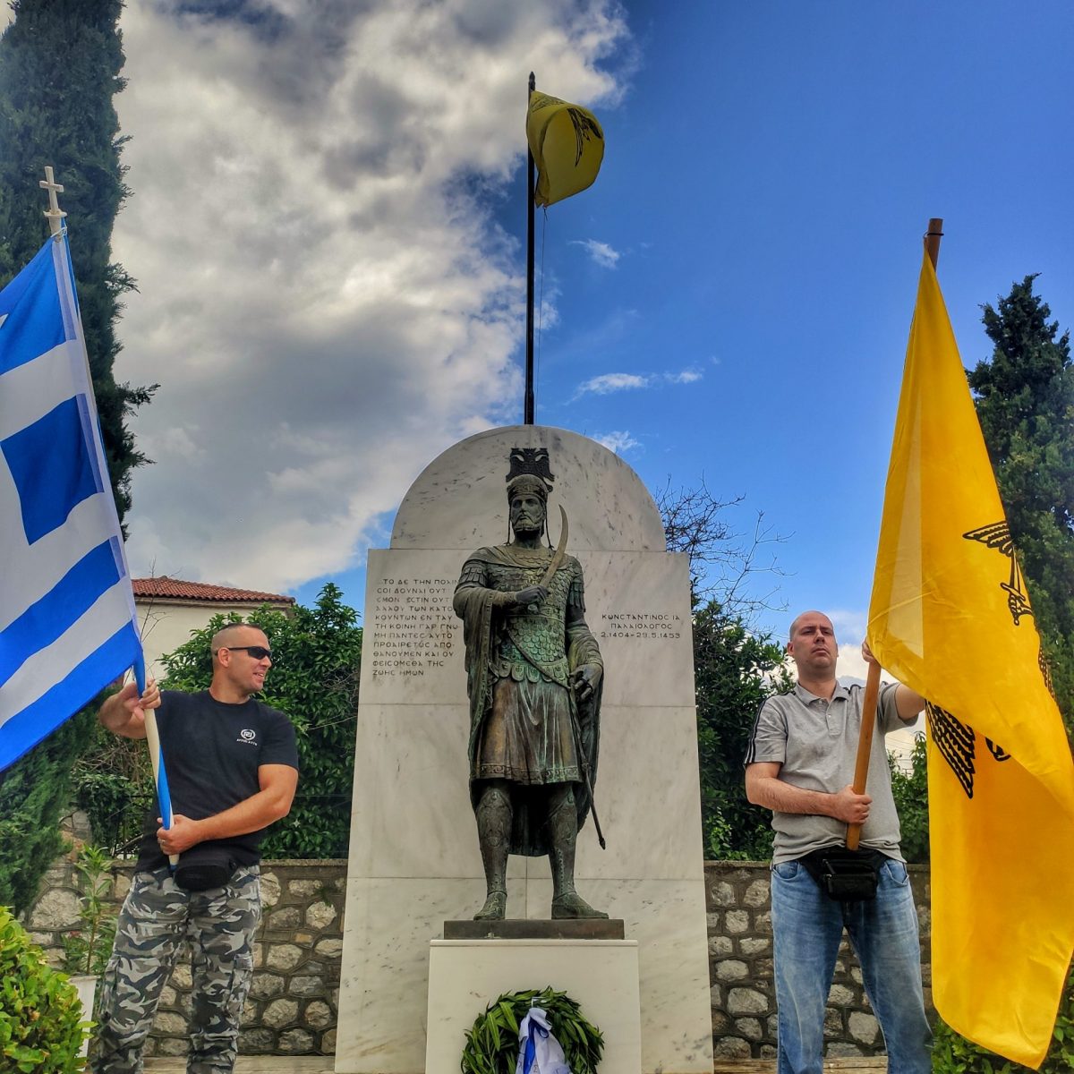 Η Χρυσή Αυγή τίμησε στο Μυστρά τον Κωνσταντίνο Παλαιολόγο – ΧΡΥΣΗ ΑΥΓΗ